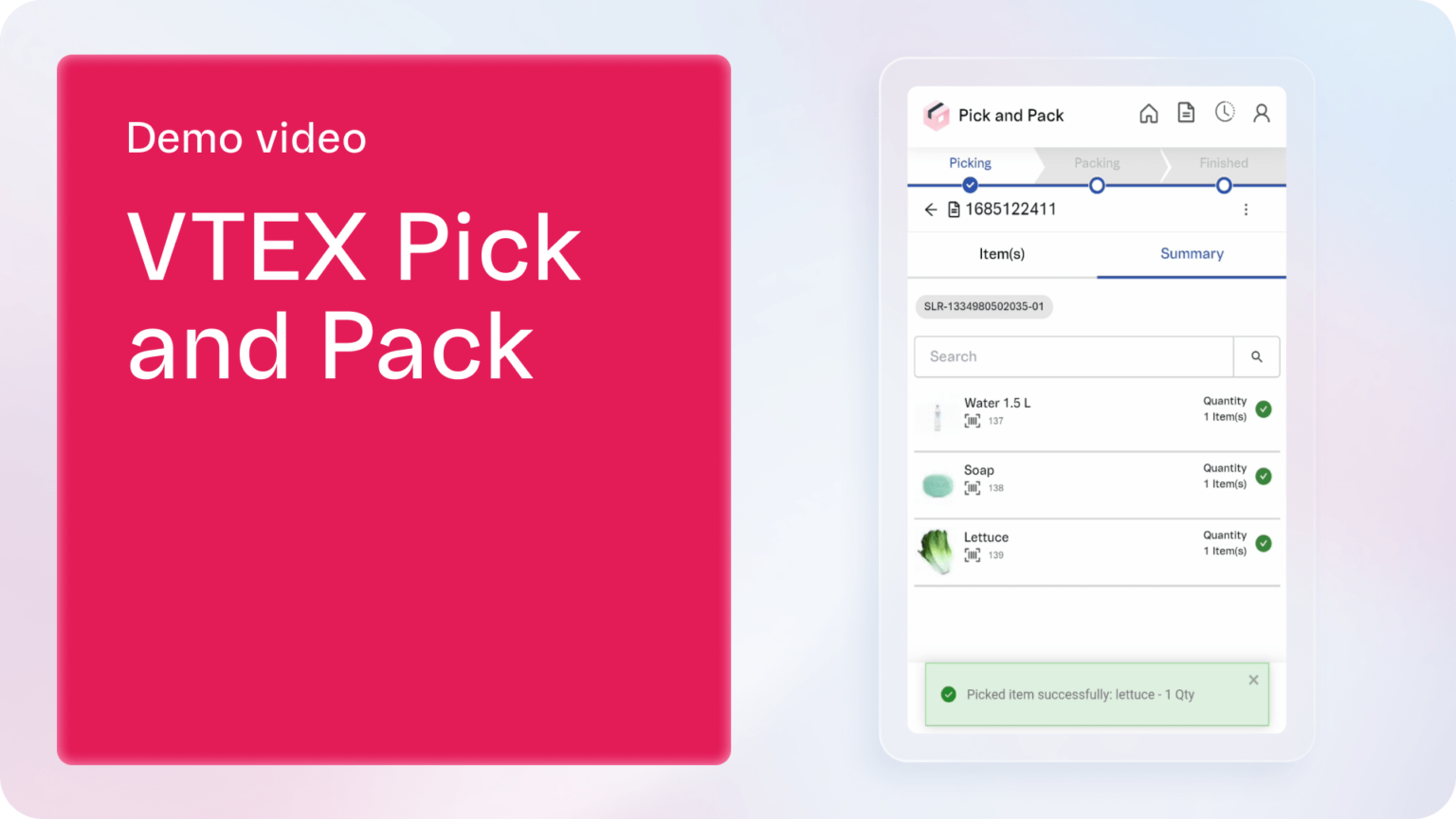Product Demo | VTEX Pick and Pack - United States